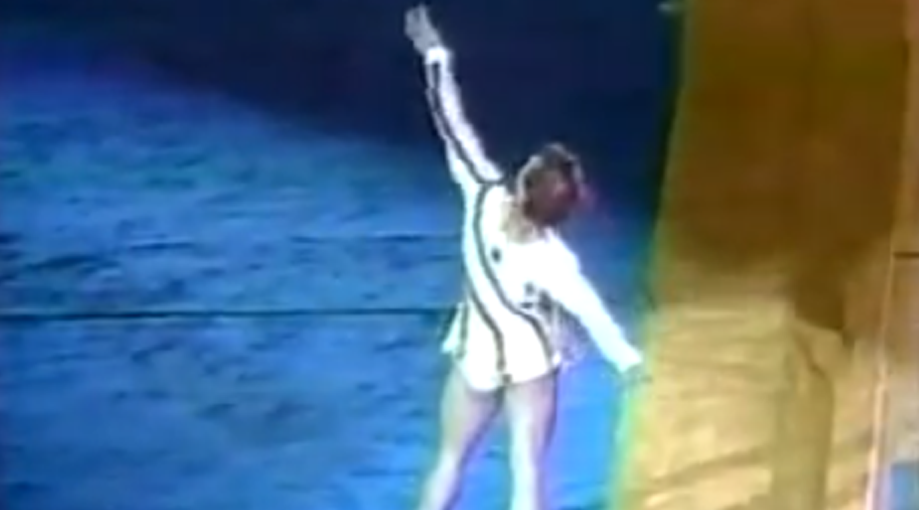 A Fantastic and Comedic Performance From an Older Gymnast in the 1980’s ...