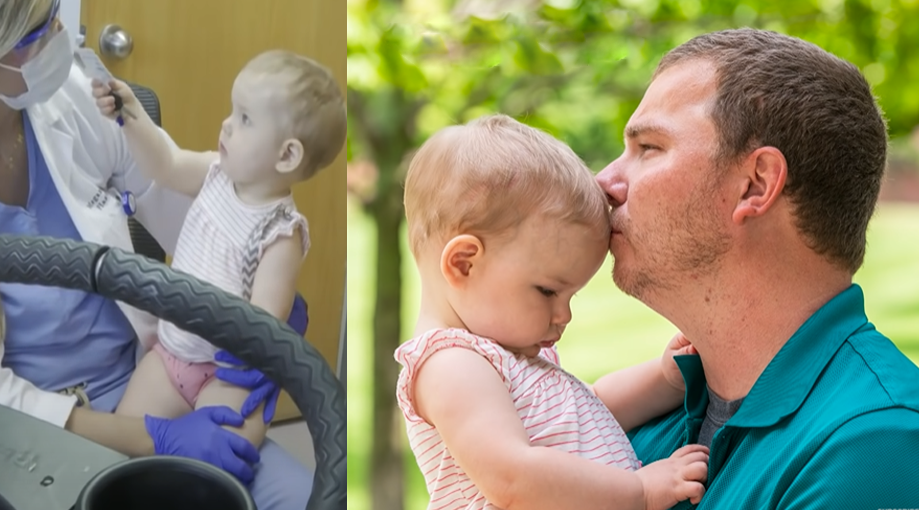 Baby And His Father Survived Rare Brain Surgery - SnapMyTales